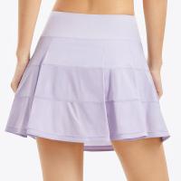 China 76cm Hip Womens Golf Clothes Pleated Tennis Skirts For Running Workout for sale