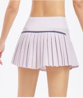 China Golf Sports Double Layer Ladies Pleated Skirts Casual Fitness Tennis Shorts Skirt for sale