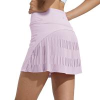 China OEM White Nylon Spandex Golf Short Skirts Tennis Activewear With Pocket for sale