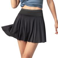 China Mesh Breathable Women Skin Friendly Fabric Golf Short Skirt With Pocket for sale