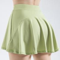 China Solid Color Summer Gym Workout Golf Skorts With Pockets Quick Dry Women'S Tennis Skirts for sale