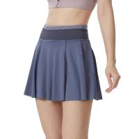 China Quick Dry Mesh Womens Golf Clothes Mid Rise Athletic Badminton Tennis Skirt for sale