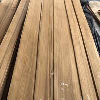 China Factory Direct Sales Natural Teak Wood Veneer Sheets 0.45mm 1mm 2mm 3mm Plain Cut Veneer Wood Teak Veneers for sale