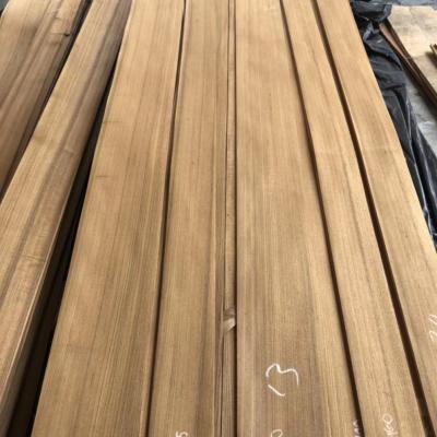 China Factory Direct Sales Natural Teak Wood Veneer Sheets 0.45mm 1mm 2mm 3mm Plain Cut Veneer Wood Teak Veneers for sale