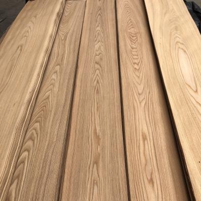 China Natural Elm Wood Veneer 0.2mm 0.3mm 0.5mm 1mm 2mm 3mm Mountain Grain Flat Cut Elm Veneers Wood Sheet for sale