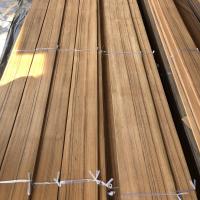 China Factory Supply Natural Wood Veneer 0.2mm 0.3mm 0.5mm 1mm 2mm 3mm Natural Plain Cut Burma Teak Veneer for sale