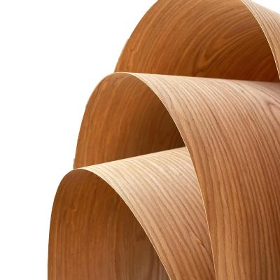 China New Design Free Sample Engineered 2500*240mm Cherry Reconstituted Wood Veneer For Boat Decking Door for sale