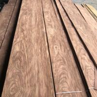 China AA Grade Natural Furniture Wood Bubinga Veneer Plywood 0.45mm for sale