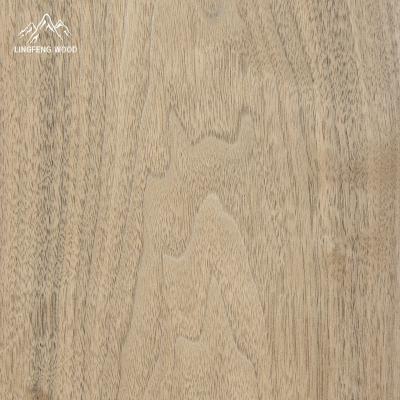 China Walnut Veneer | Crown Cut | 0.45mm | LINGFENG for sale