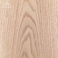 China Natural Wood Red Oak Veneer Sheets Crown Cut 0.45mm for sale