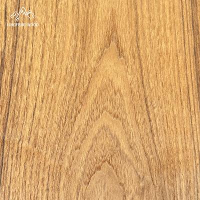 China Myanmar Teak Veneer Crown Cut 0.45mm Top Choice For Furniture for sale