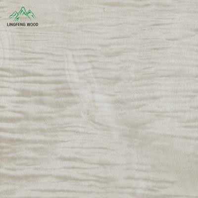 China Maple Figured Veneer 0.45mm for Furniture Length 2450-3600mm Moisture Content 8%±2% for sale
