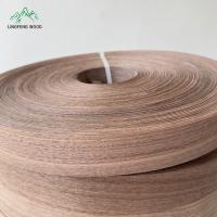 China 0.45mm Walnut Wood Edge Banding with 8% Moisture Content and 50/100/200 Meters per Roll for Furniture and Cabinets for sale