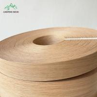 China Natural Wood White Oak Wood Edge Banding 0.45mm with 8% Moisture Content and Fleece-Backed for Furniture and Cabinets for sale