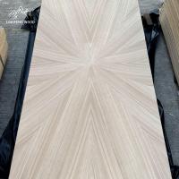 China White Oak Jointed Veneer Panel - Real Wood Veneered Sheet for Furniture & Cabinets for sale
