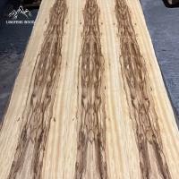 China Dragon Figure Yellow Ebony Jointed Panel | Real Wood Veneer Sheet for sale