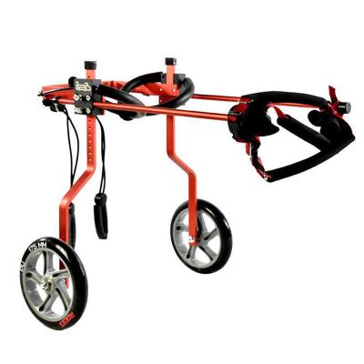 China Stainless Steel Adjustable Pet Dog Wheelchair for Handicapped Hind Legs S M ML Custom for sale