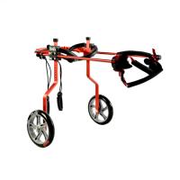 China Adjustable Pet Dog Wheelchair for Hind Legs XS S M L Aluminum Frame Wear Resistant for sale