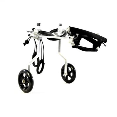 China Zoopollo Aviation Aluminum Small Pet Dog Wheelchair for Handicapped Dogs 8 Sizes Adjustable for sale