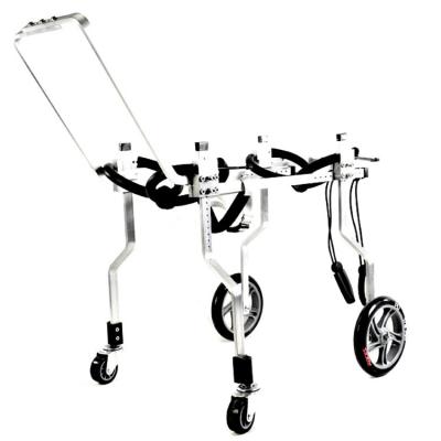 China Adjustable 4 Wheel Pet Dog Wheelchair for Hind Leg Rehabilitation Training 7 Sizes for sale