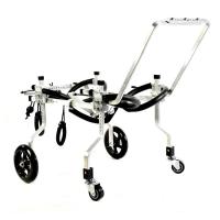China Adjustable 4 Wheel Pet Dog Wheelchair for Hind Leg Rehabilitation Training 7 Sizes for sale