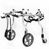 China Pet Hind Limb Four Wheeled Wheelchair Rust Proof Dirt Resistant for sale