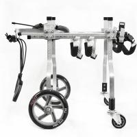 China Pet Hind Limb Four Wheeled Wheelchair Rust Proof Dirt Resistant for sale