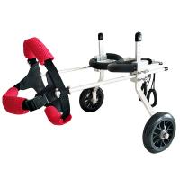 China Zoopollo Aviation Aluminum Rear Support Dog Wheelchair Easy Assembly 2 Wheel Pet Mobility Aid for sale