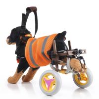 China Adjustable Pet Dog Wheelchair for Back Legs Folding Lightweight 8-20 lbs Aluminum Alloy for sale