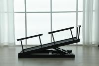 China Non Slip Foldable Dog Bed Ramp with Rails Paw Friendly Adjustable 25-50cm for Dogs up to 90lbs for sale