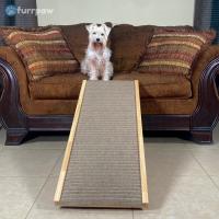 China Zoopollo Wooden Folding Pet Ramp Anti Slip for Couch Bed Car 110 lbs Capacity 4 Adjustable Heights for sale
