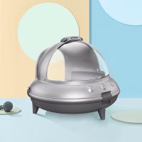 China Dismountable Spaceship Cat Litter Box Totally Enclosed With Door for sale