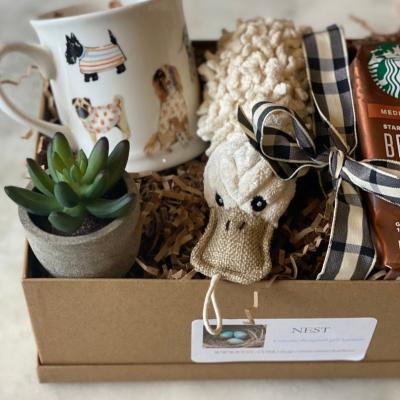 China Dog Lover Gift Box with Coffee Mug Squeak Toy 11oz 6pc Set for sale