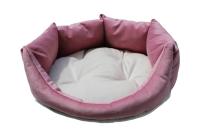 China French Bulldog Calming Pet Bed with Removable Cover Hypoallergenic Fiberfill Sizes S to XL for sale