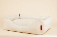 China Orthopedic Dog Bed with Removable Cover and High Sides for Small to Large Dogs 60x50 cm to 110x90 cm for sale