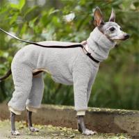 China Double Sided Velvet Warm Dog Coat Fleece Jumpsuit High Collar Pet Clothes Winter for sale