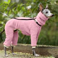 China Double Sided Velvet Warm Dog Coat Fleece Jumpsuit High Collar Pet Clothes Winter for sale