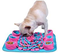 China Cotton Rope Snuffle Mat for Dogs Nosework Feeding Puzzle Enrichment Toy Small Medium Large 60x40cm for sale
