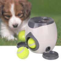 China Automatic Tennis Ball Launcher for Dogs 18x18.5cm Interactive Camping Pet Toy for sale