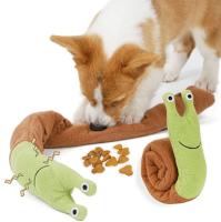 China Dog Nosework Training Snail Snuffle Mat Toy Reducing Anxiety Interactive Pet Activity Mat 30x30cm for sale