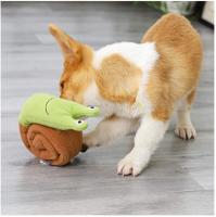 China Dog Nosework Training Snail Snuffle Mat Toy Reducing Anxiety Interactive Pet Activity Mat 30x30cm for sale