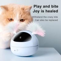 China rechargeable ABS Interactive Automatic Cat Toy Cat Laser Toy 360 degree Interactive Cat Toy for sale