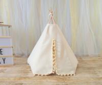 China Eco Bohemian Ivory Hedgehog Bed Rabbit Bunny House With Removable Cusion for sale