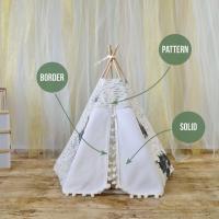 China 100 % Handmade DIY Teepee For Rabbits Hedgehog Ferret Washable for sale