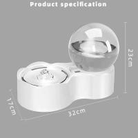 China 23mm Height Bubble Automatic Cat Water Fountain Feeder Seamless for sale