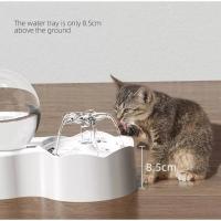China 23mm Height Bubble Automatic Cat Water Fountain Feeder Seamless for sale