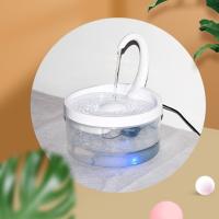 China Intelligent Auto Circulating Cat Water Fountain 20x20x24cm Silent Pet Dispenser for sale