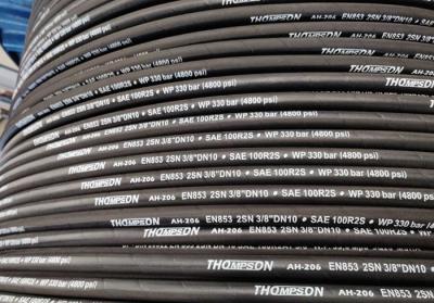 China EN 853 2SN Wire Braid Hydraulic Hose for sale