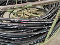 China Black Synthetic EN 853 2SN Sae 100 R2at Wire Braid Hydraulic Hose 3/8 Inch for sale