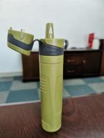 China 0.8mm 300ml/Min Straw Water Filter  Portable Water Purifier Straw for sale